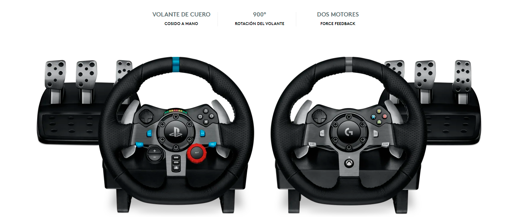 VOLANTE LOGITECH FORCE RACING G29 PS3 PS4 + PEDALES | Jasaltec