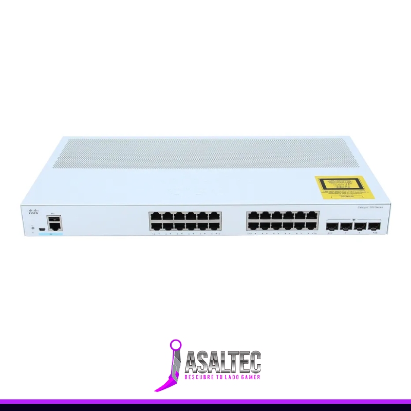 Cisco Switch Catalyst 1000 Series De 24 Puertos L2, 1G Sfp X4, 56 Gbit ...