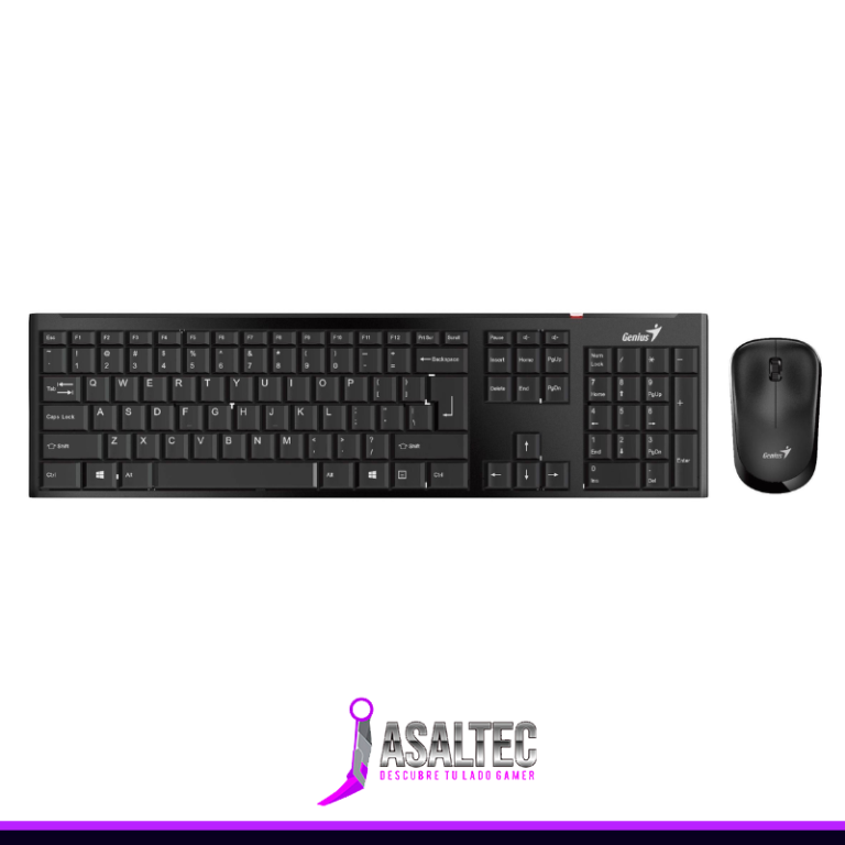 Kit Teclado + Mouse Genius SlimStar 8000SE, Dongle USB, Negro ...
